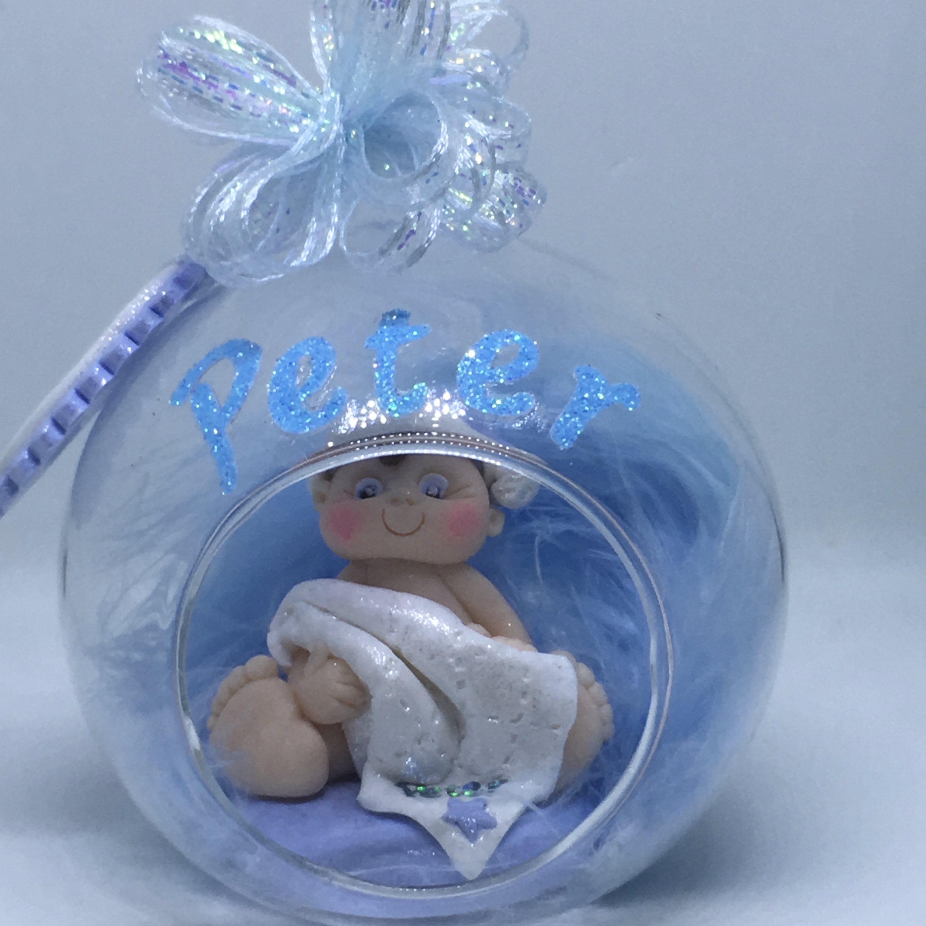 - cutencraftyfimocreations Baby-bauble-gifts