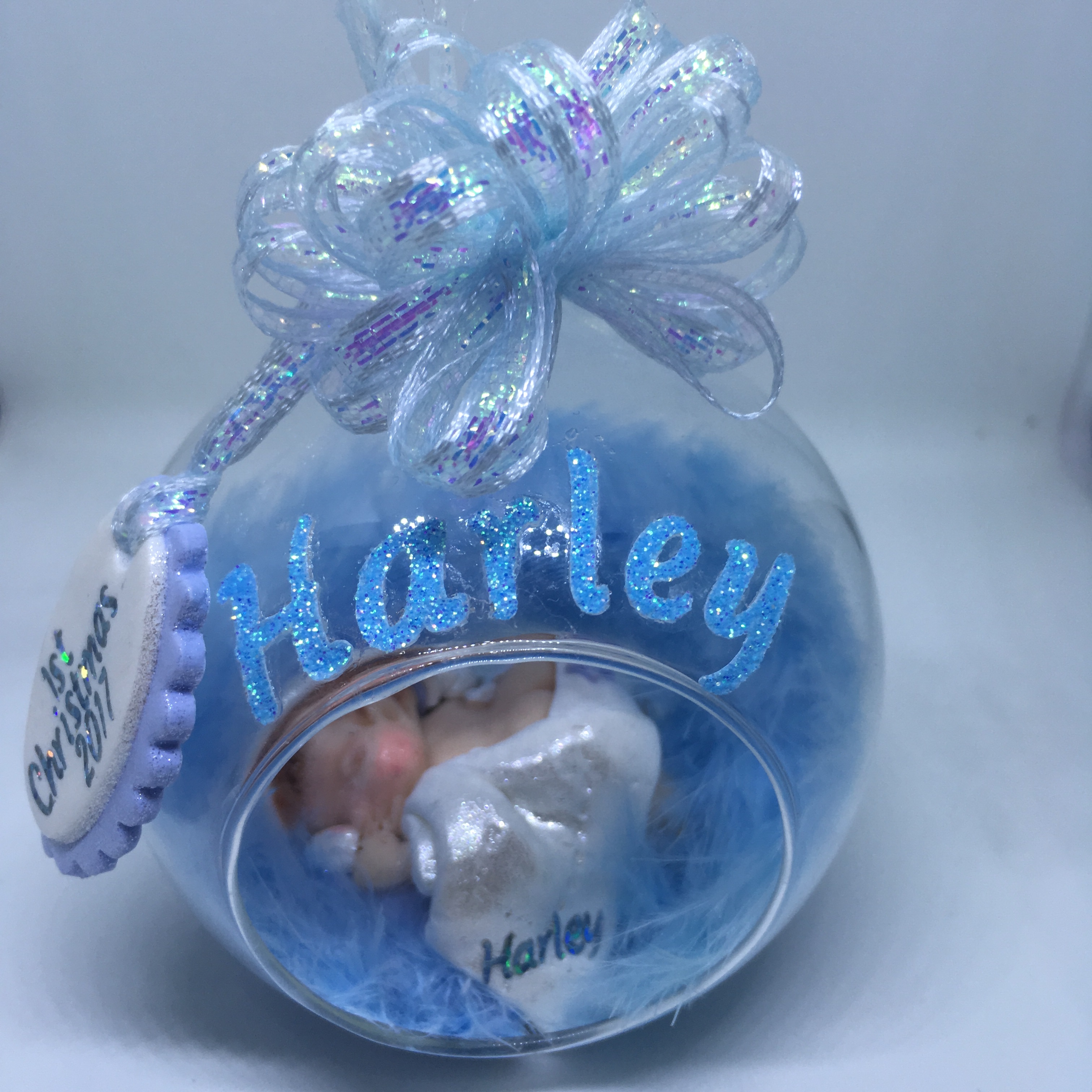 - cutencraftyfimocreations Baby-bauble-gifts